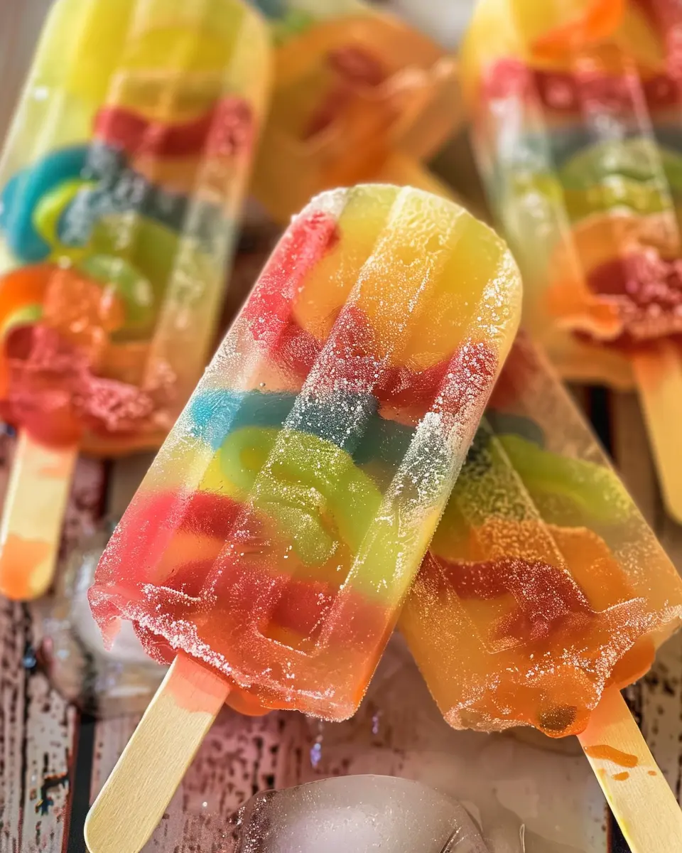 Summer's Coming! Make Tangy and Fun Sour Worm Popsicles! - Delicious ...